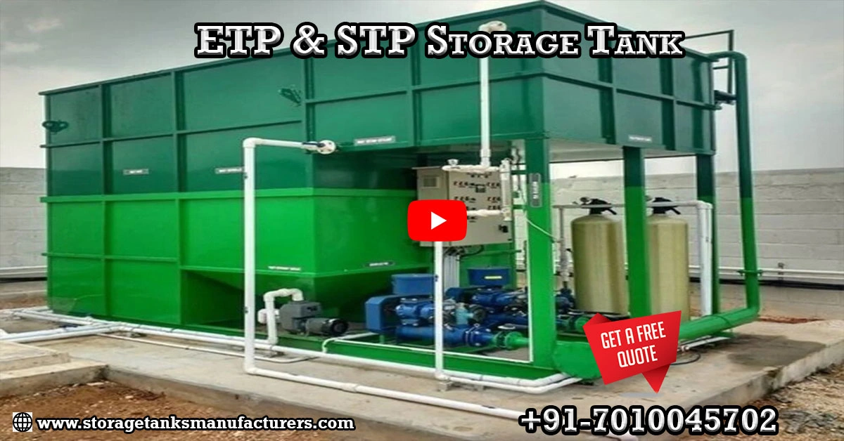 ETP & STP Tank Chennai|Tada|Trichy|Tamilnadu|Andhra