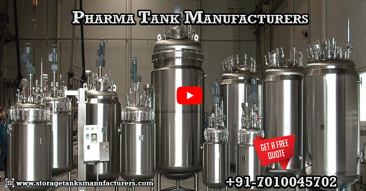 Pharmaceutical Tank |Pharma Storage Tank Coimabatore|Tamilnadu|India